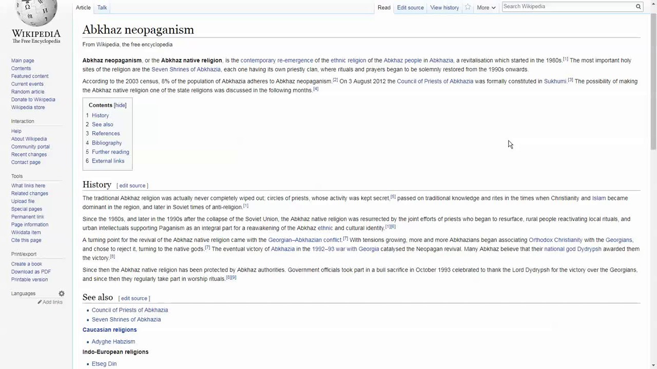 Abkhaz Neopaganism Ethnic Religion Of Abkhazians Youtube