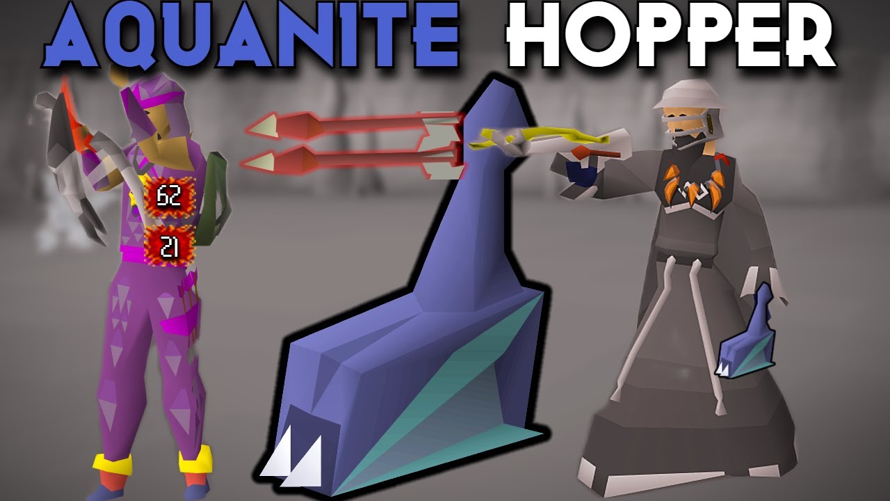 Testing out the NEW Aquanite Hopper from Sailing in OSRS | OSRS | - YouTube