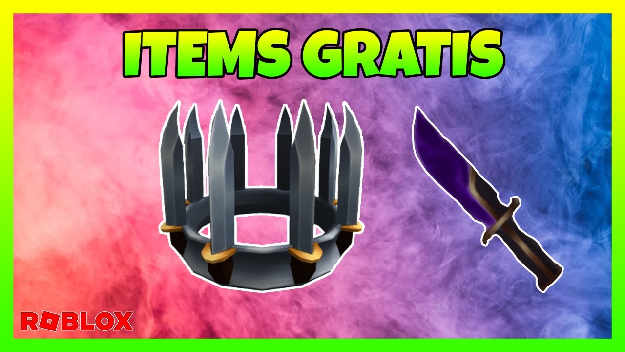 ITEMS GRATIS ROBLOX 👑 Cómo conseguir la corona de espadas GRATIS en ...