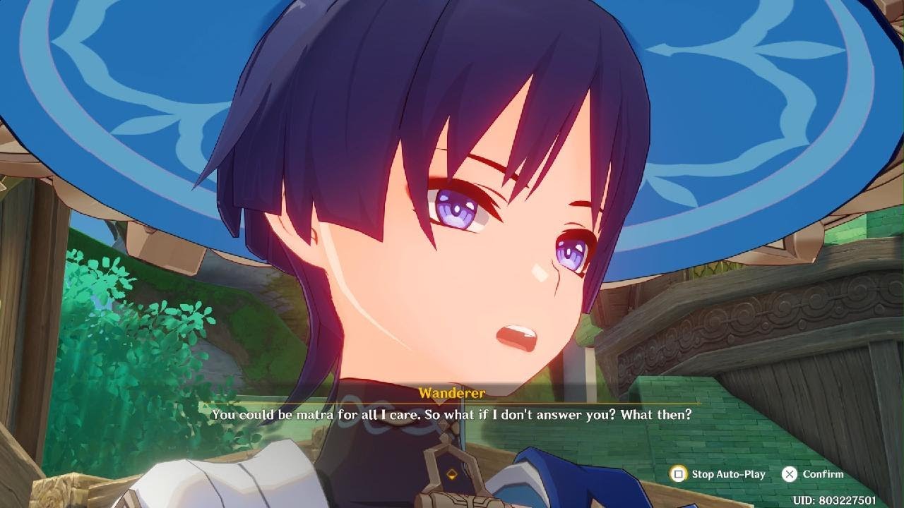 HAT BOY WANDERER Genshin Impact CUTSCENE - YouTube