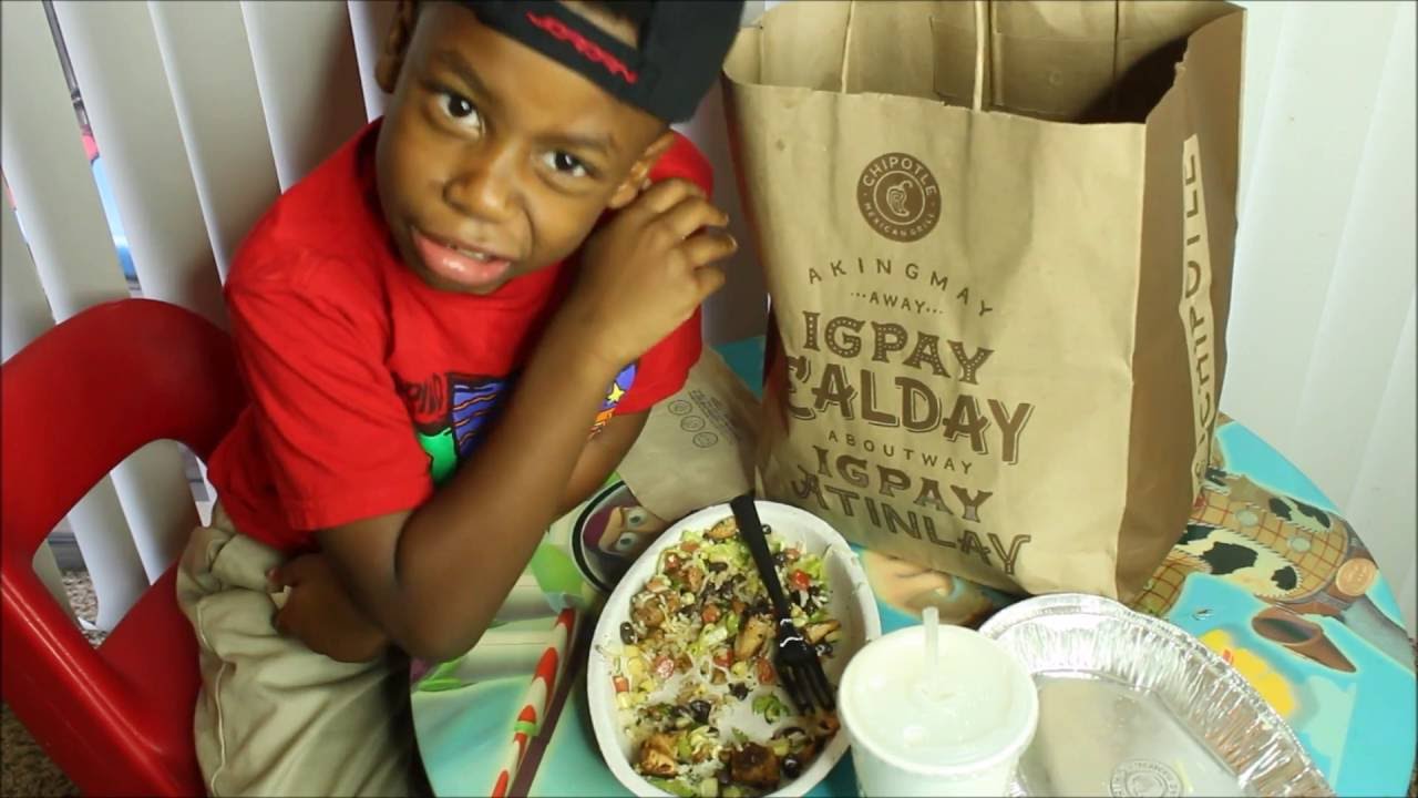 Kid tries Chipotle for the first time - YouTube
