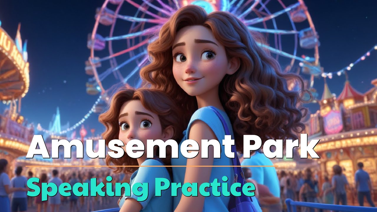 At The Amusement Park | Boost your creative speaking skills | Speaking ...