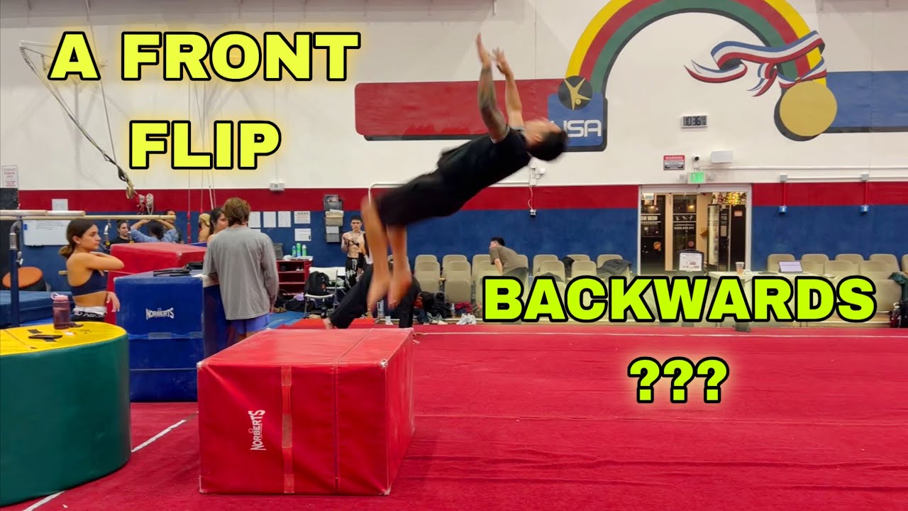 Testing My Fate w/ Physics - LEARNING A BACKWARDS FRONT FLIP?!?!? - YouTube