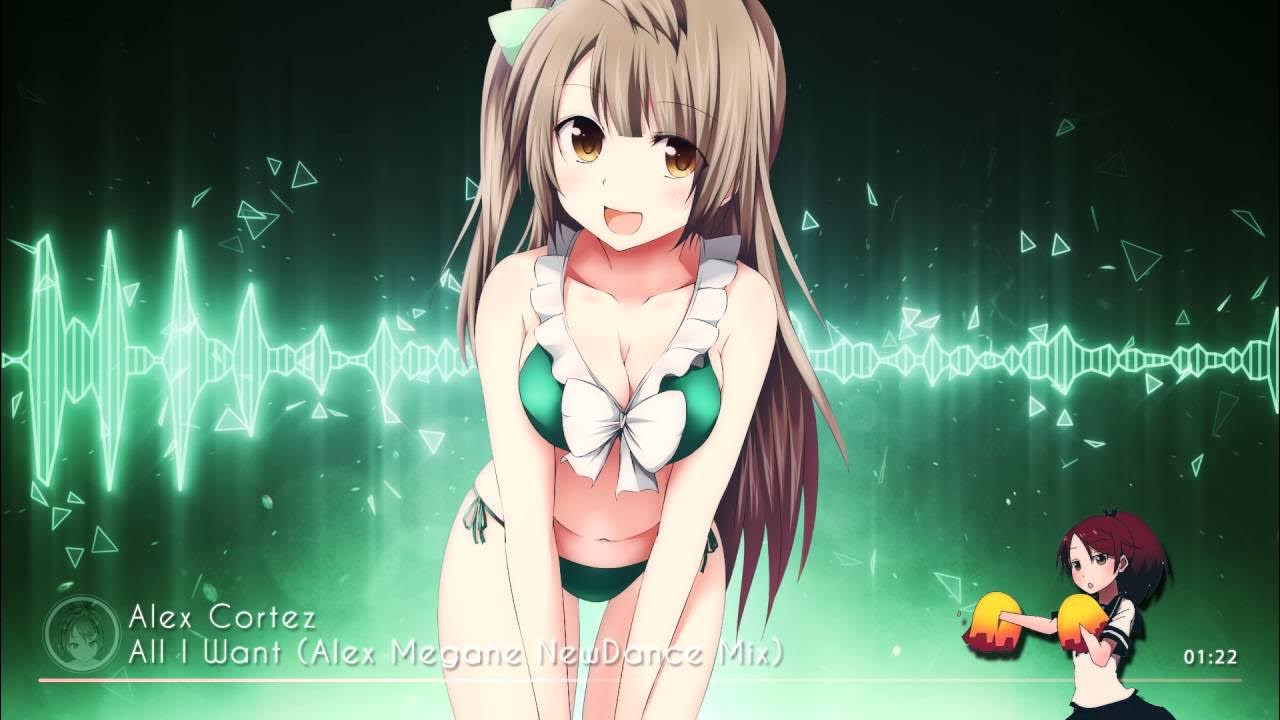 Nightcore - All I Want (Alex Megane Newdance Edit) [Alex Cortez Projekt feat. CvB] - YouTube Music
