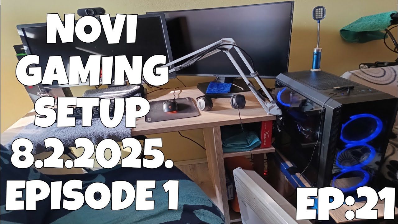 MOJI NOVI GAMING SETUP 1 deo - 8.2.2025 EP:21 - YouTube