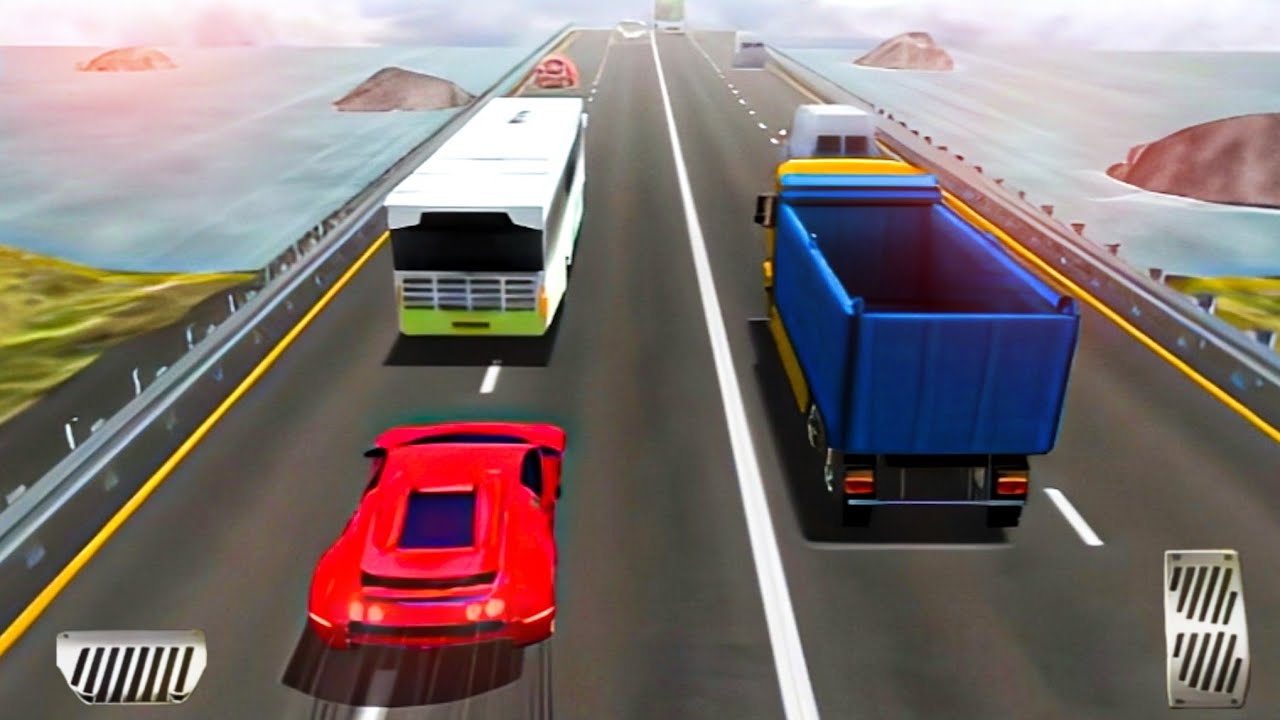 Turbo Driving Racing 3D ll Racing Game video ll Red Turbo Car ll ...