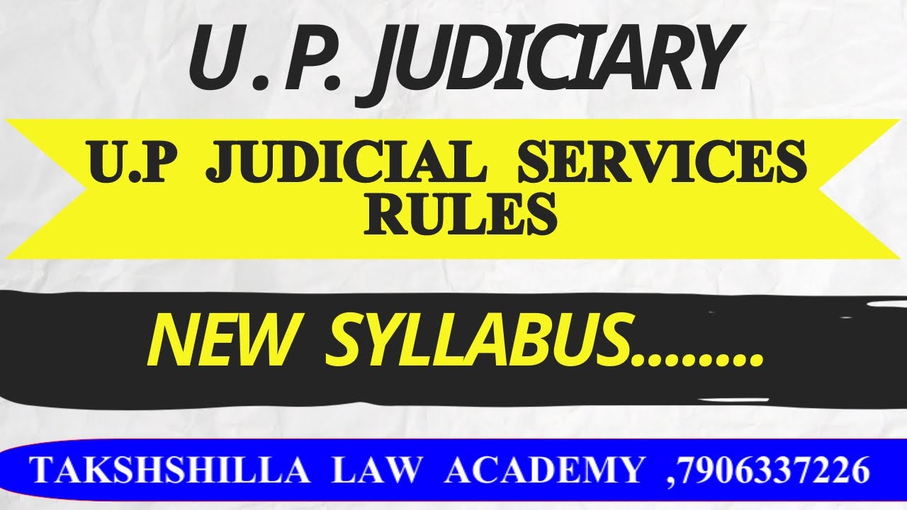 uppcs j new syllabus # UP Judiciary # UP PCS J # UP PCS J 2022 ...