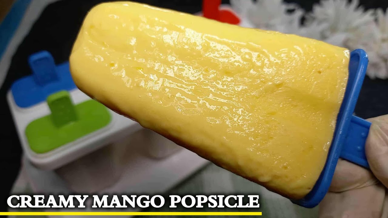 Creamy Mango Popsicle || Mango Ice-cream || Viral Mango Ice-cream # ...