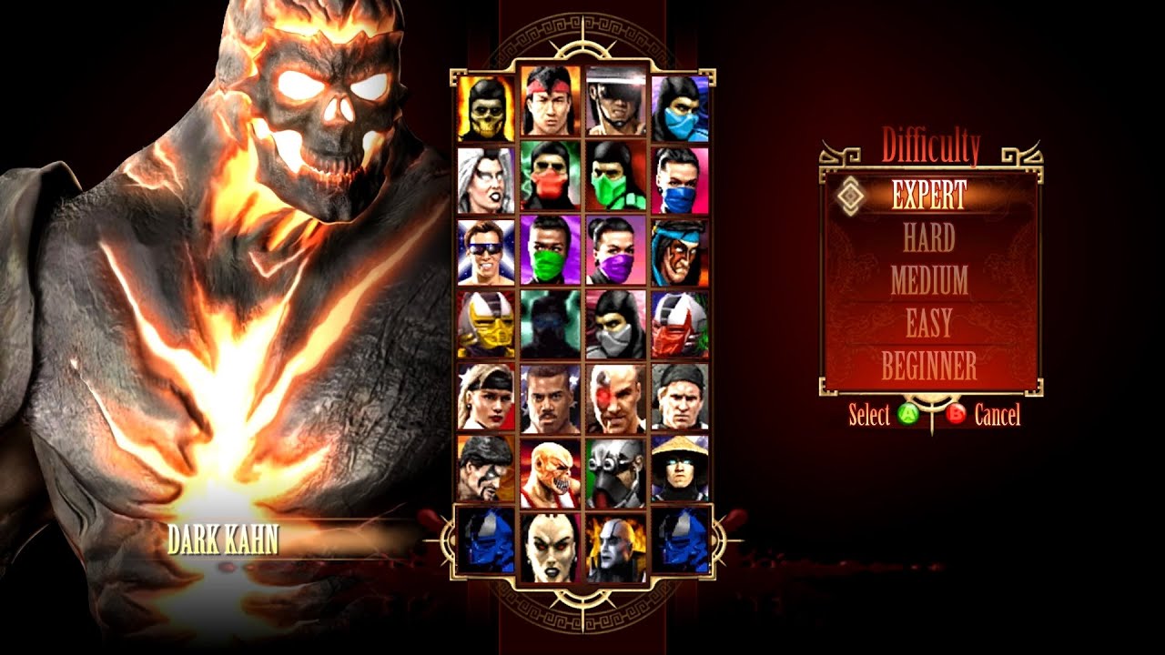 Mortal Kombat 9 - DARK KAHN MOD - Expert Arcade Ladder - Gameplay ...