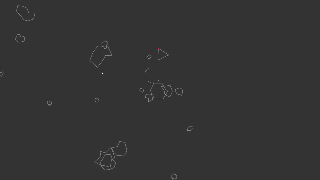 asteroids clone made in processing - YouTube