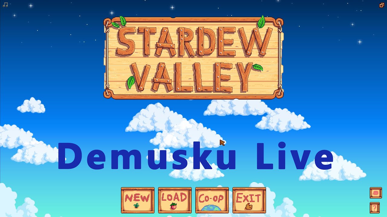 3 Stardew Valley Live Stream ~ Community Center Intro and We Get a Cat ...