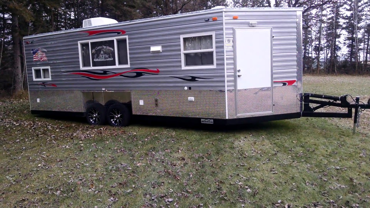 New ice castle fish house berkon hydro frame - YouTube