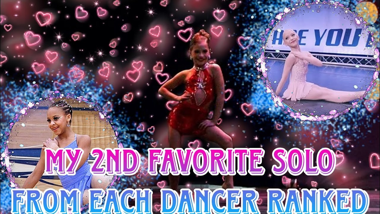 My 2nd favorite solo from each Dancer ranked - YouTube