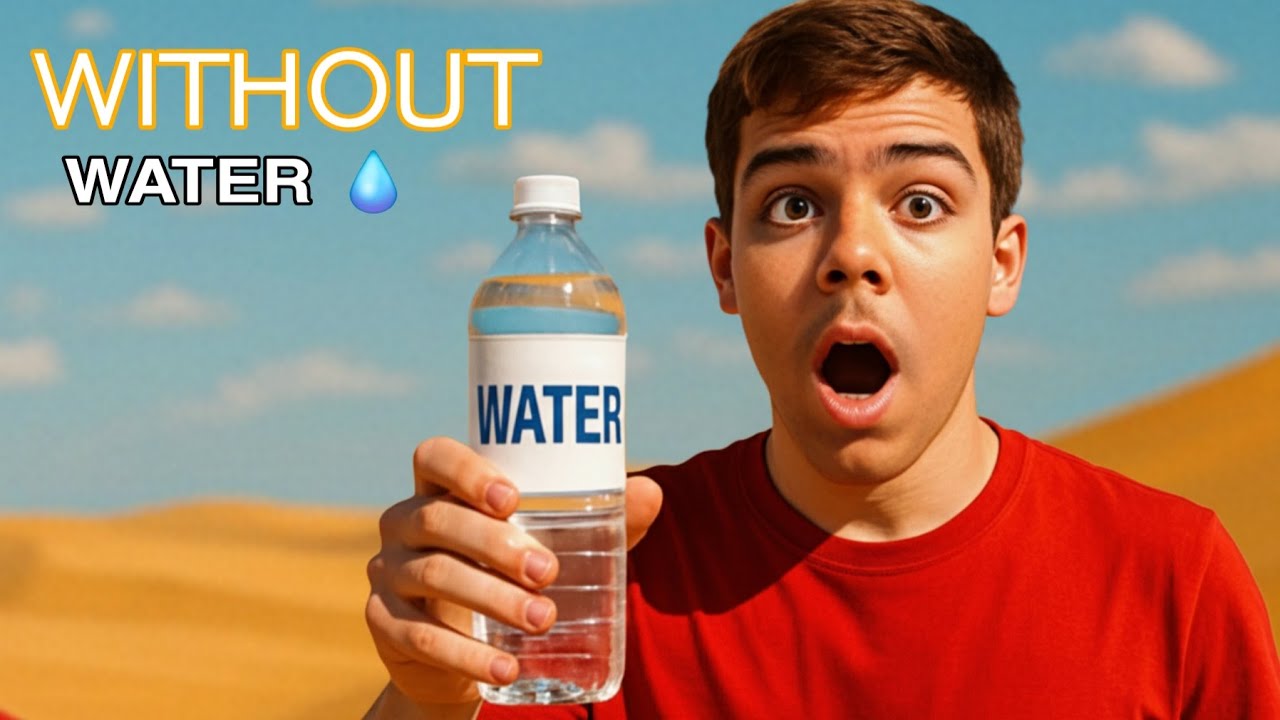 I Survived Without Water For next 24 hours - YouTube