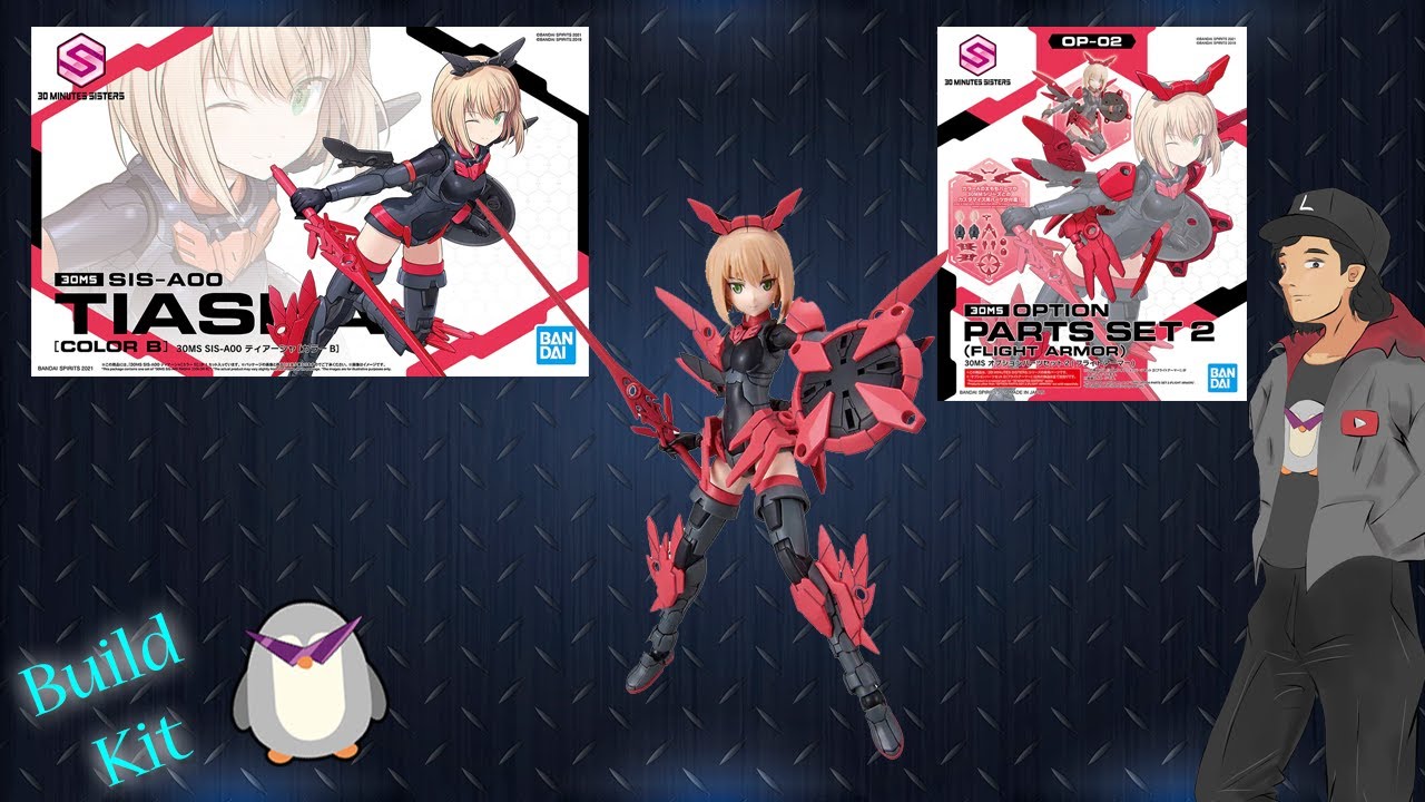 30MS Tiasha with Flight Armor - Build Kit - YouTube