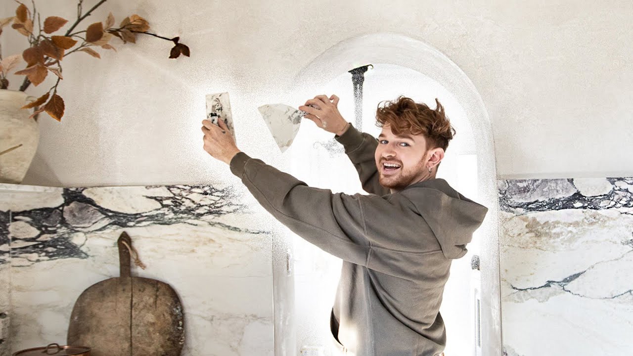 FAKE STONE WALL HACK IN MY KITCHEN? 😬 - YouTube