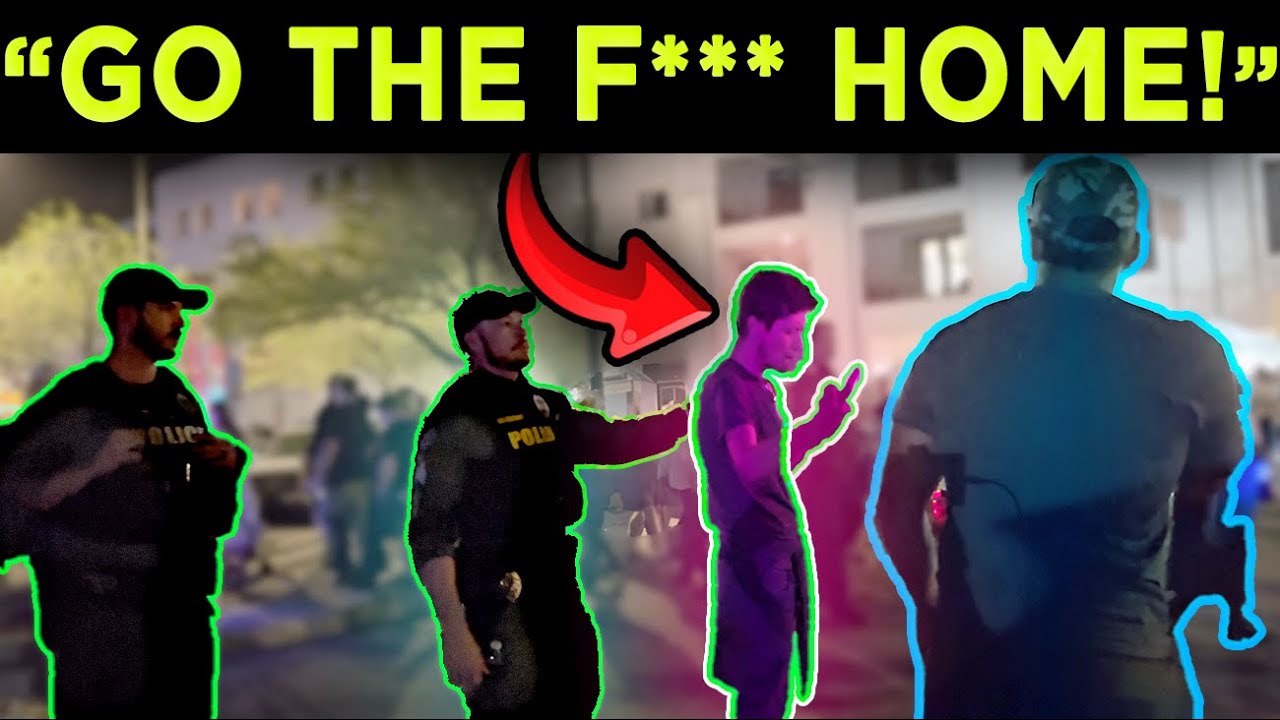 COPS Confront DEMON POSSESSED Man During STREET PREACHING | DAY OF THE ...