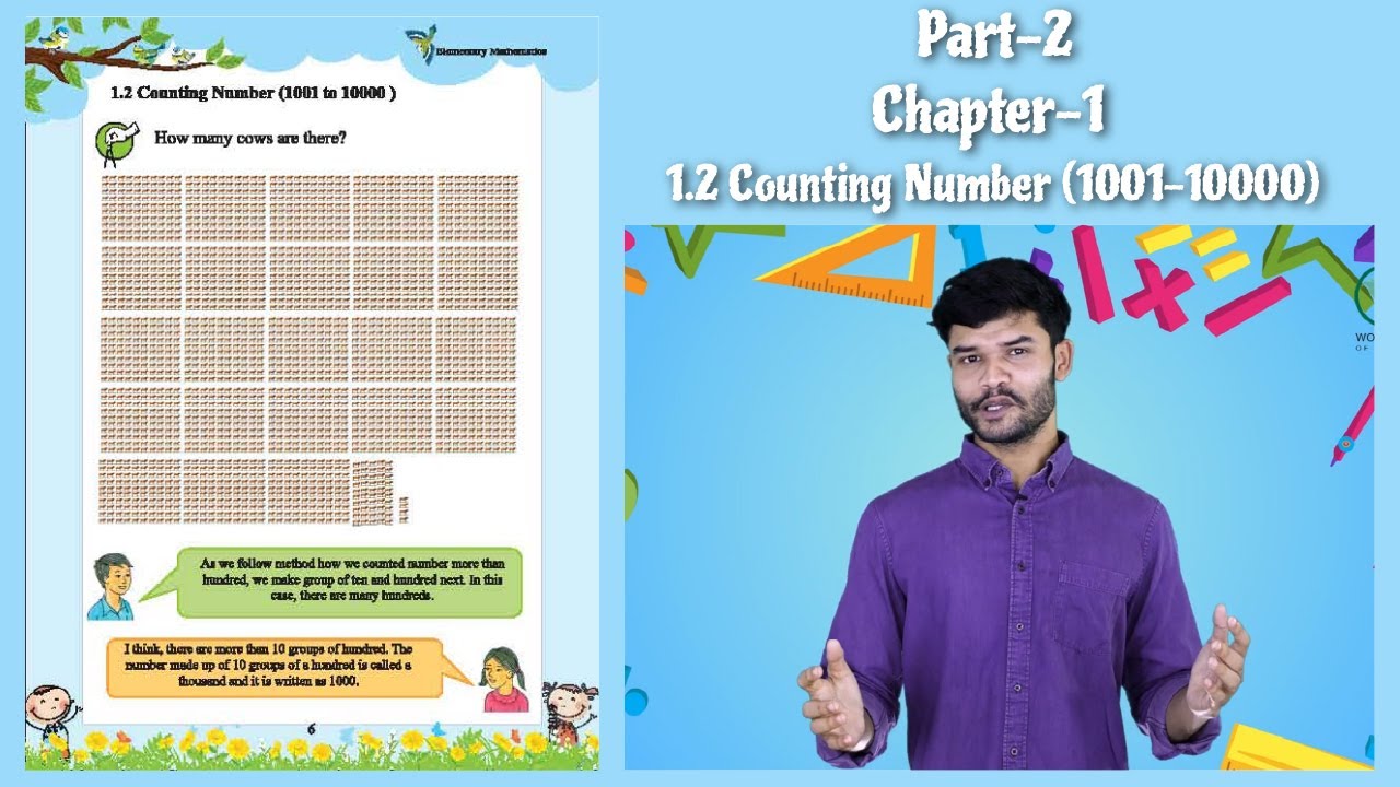 4) Class 3 Mathematics Chapter 1 Numbers : 1.2 Counting Numbers (1001 ...