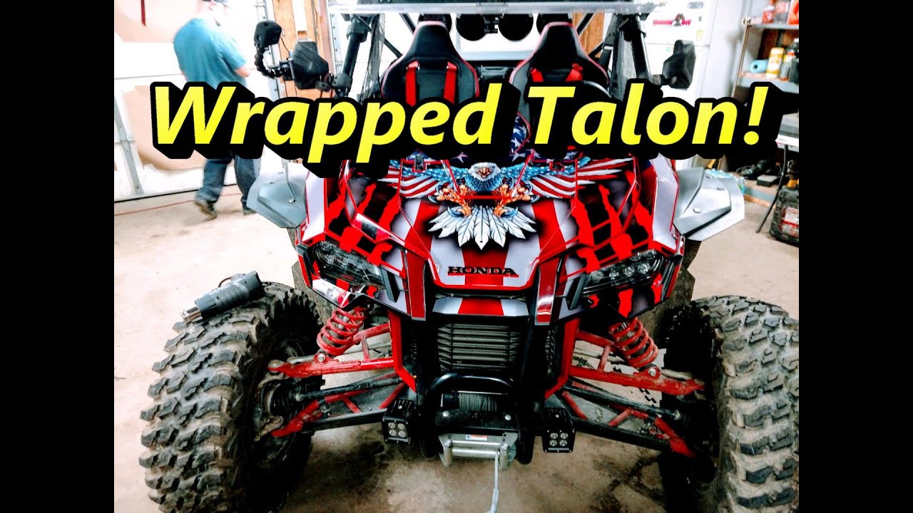 Honda Talon Gets a Wrap! - YouTube