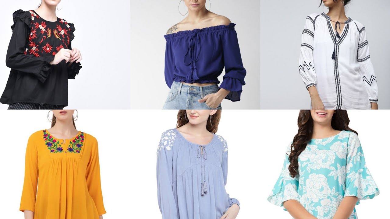 New Latest Stylish Sleeves Designs Tops 2020 | Summer Best Top Design ...