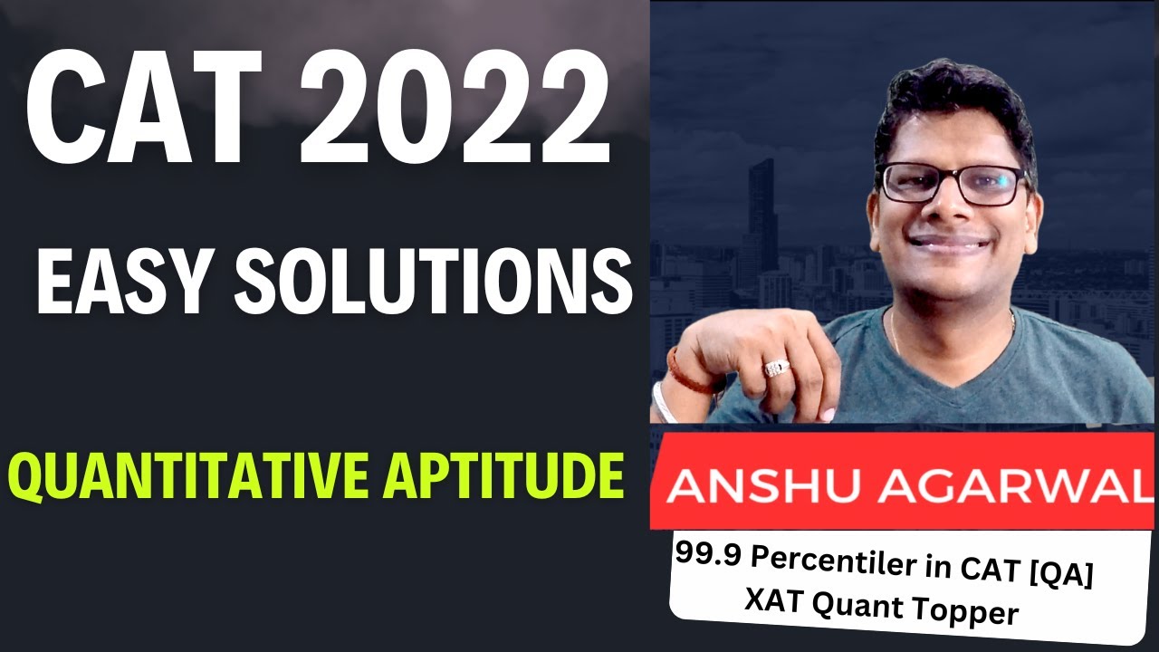 CAT 2022 Solved Paper | CAT previous year solved papers | CAT ...