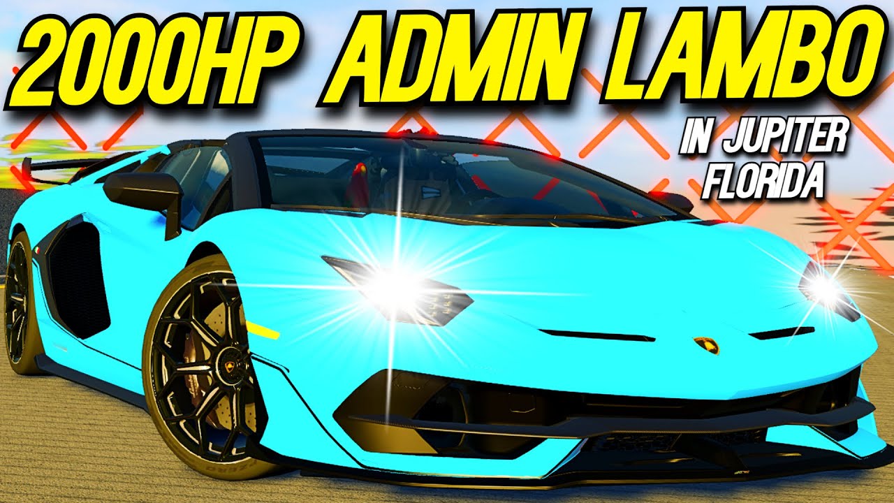 DRIVING A 2000HP ADMIN *LAMBORGHINI* IN JUPITER FLORIDA! - YouTube