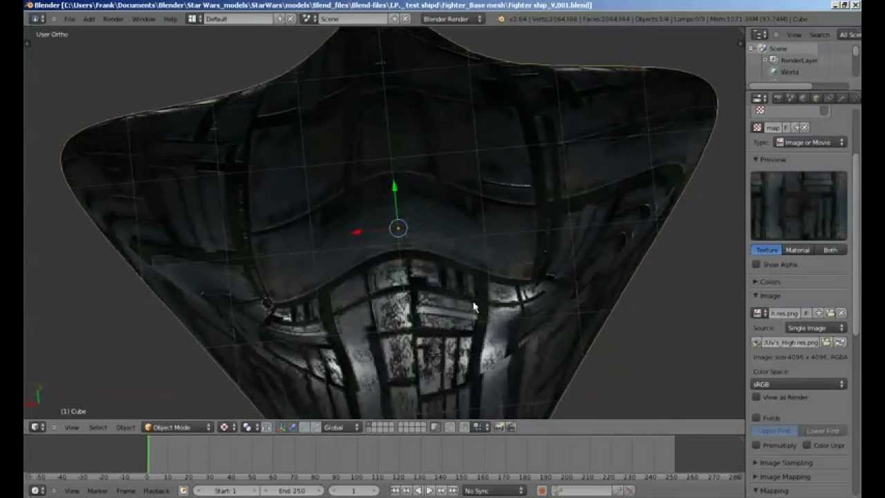 Alien fighter concept_1 - YouTube