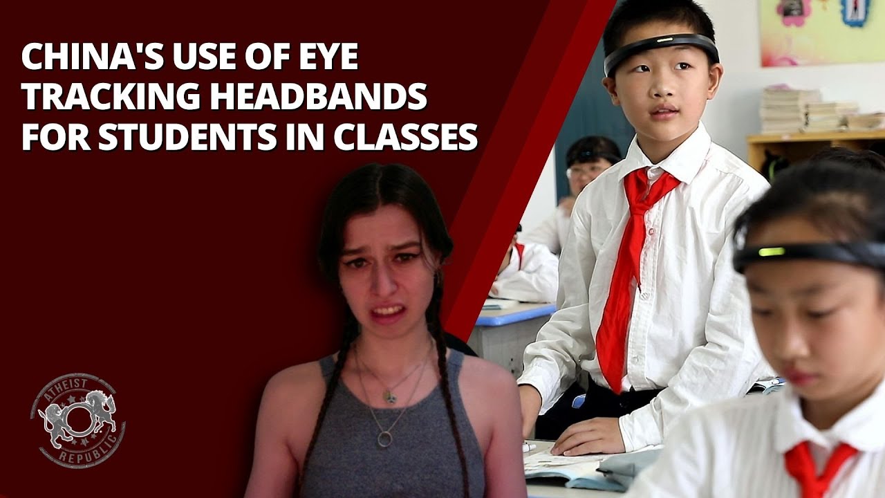 China's Use Of Eye Tracking Headbands For Students In Classes - YouTube