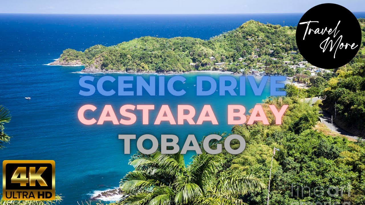 [4K] Scenic Drive Pigeon Point Beach to Castara Bay, Trinidad & Tobago ...