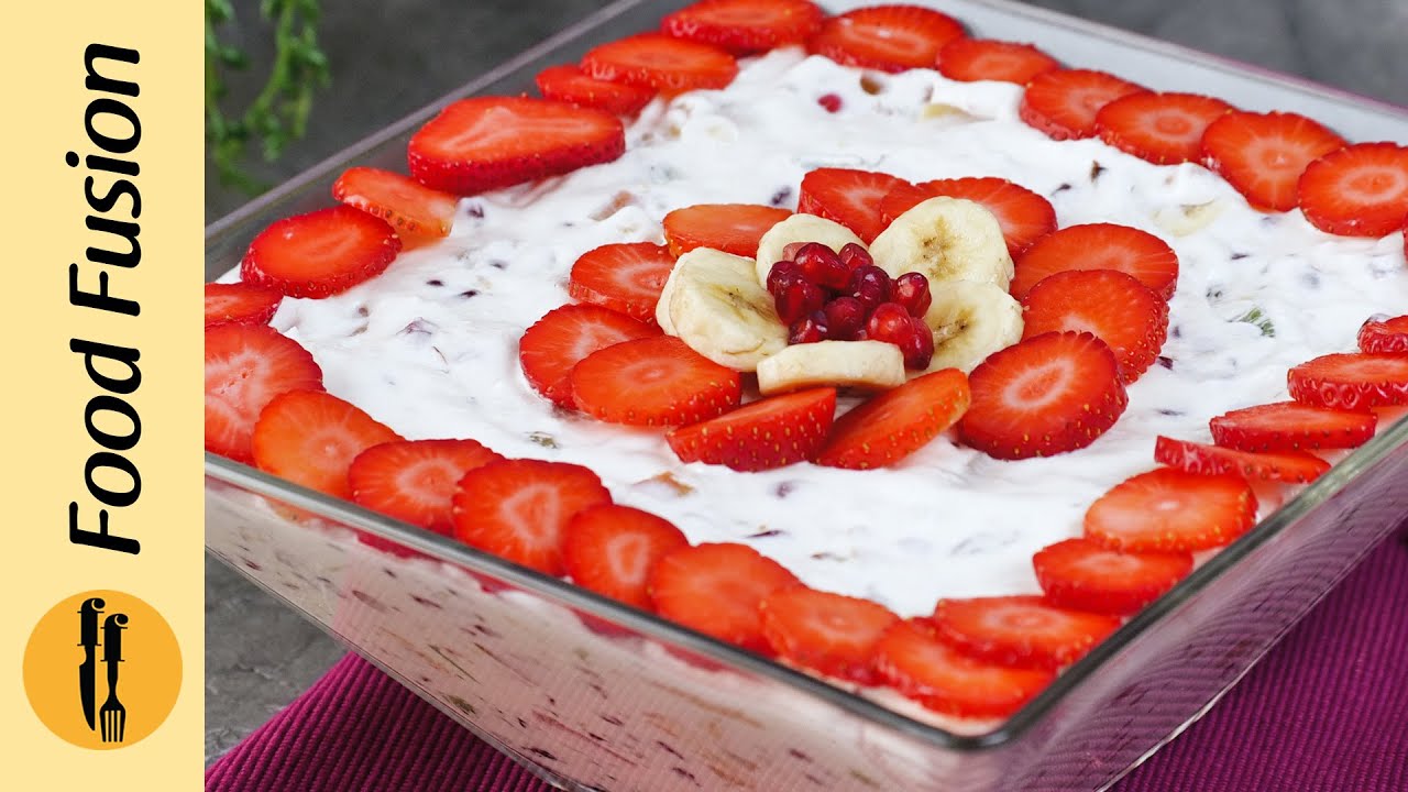 Creamy Fruit Chaat Recipe By Food Fusion (Ramazan Special Recipe) - YouTube