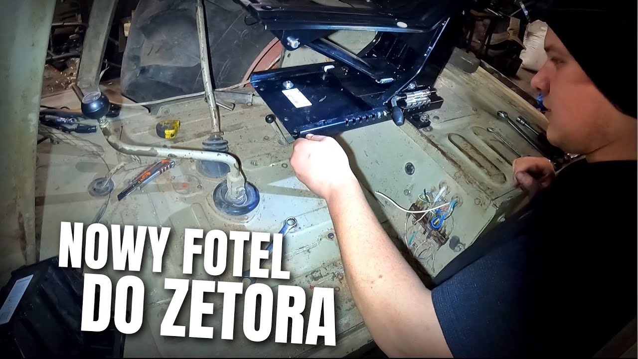 NOWE SIEDZENIE DO ZETORA - YouTube
