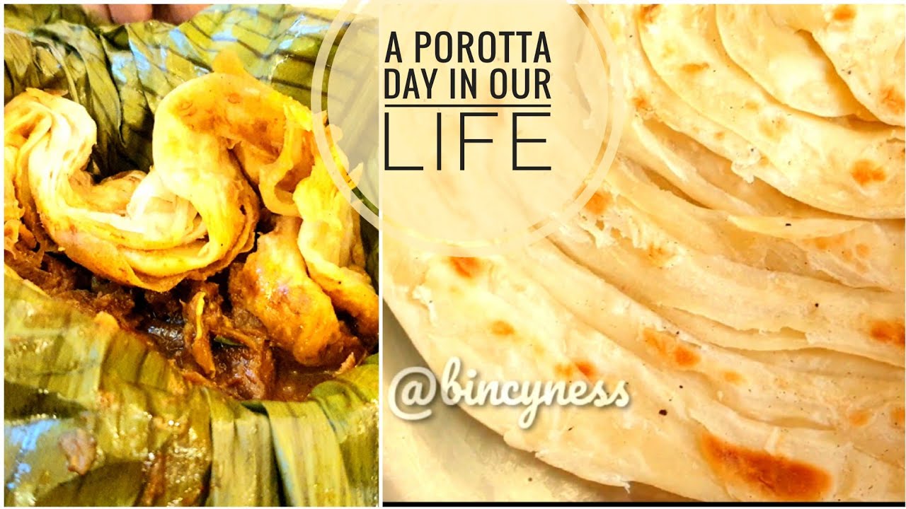 How to make Paratha|Layered Kerala Porotta|Quick n easy|Kizhi Porota|# ...