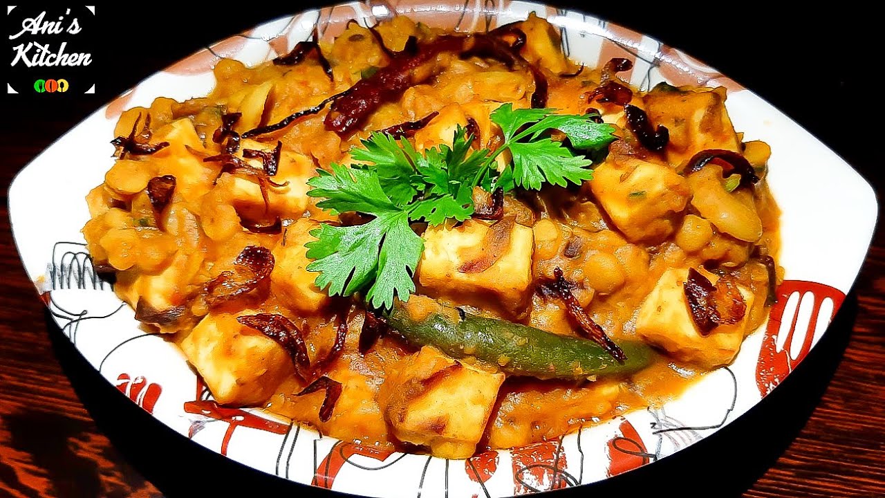 Paneer Dal | Delicious Chana Dal Recipe -Ani's Kitchen - YouTube