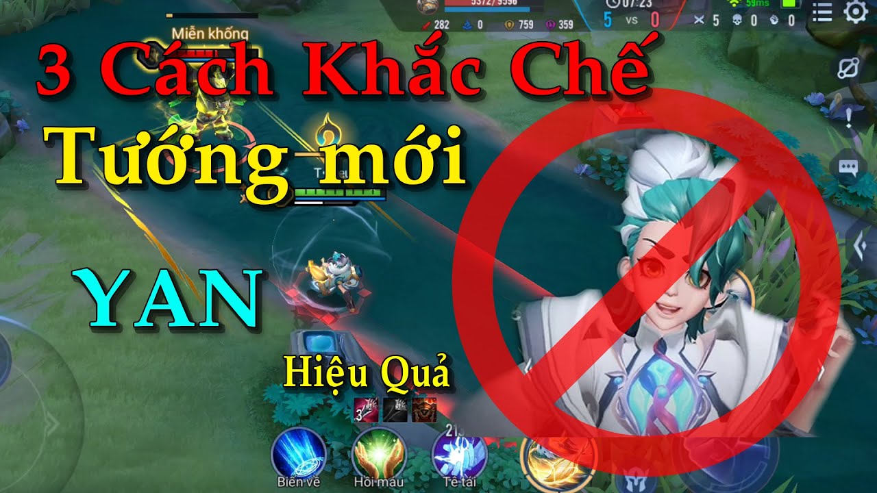 Top Yan | 3 Cách Khắc Chế Tướng Mới Yan Hiệu Quả | 1 Phút Liên Quân ...