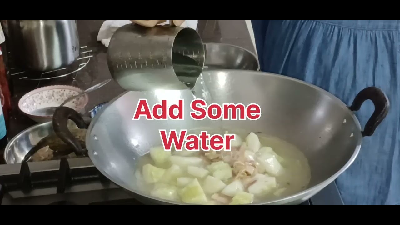 Udang galah masak sup dengan timun dayak - YouTube
