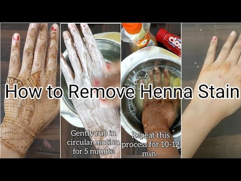How to Remove Henna/ Mehndi Stain from Skin At Home Easy Way| Simple ...