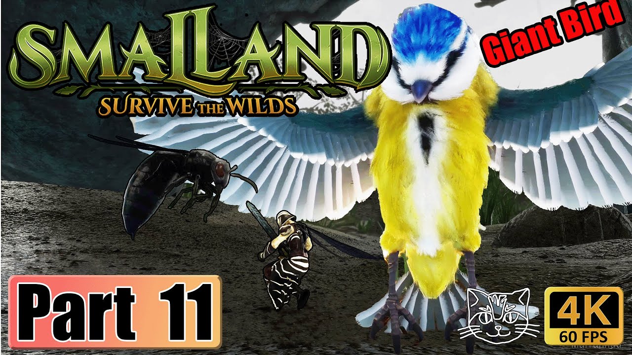 Black Hornet pet and the Blue Tit monster | Smalland - Gameplay | 4K ...