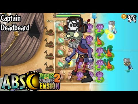 MELAWAN BOSS CAPTAIN DEADBEARD DI MAP PIRATE SEAS BARU!! | Plants vs ...