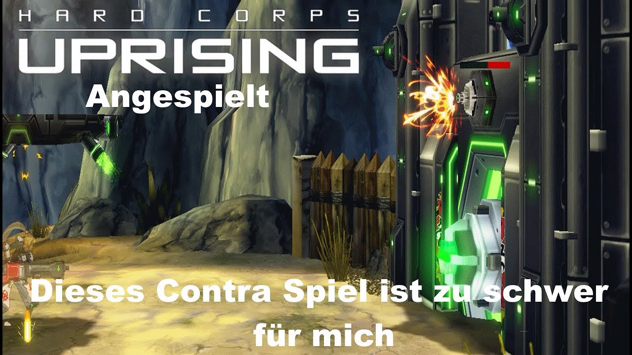 Dieses Contra Spiel ist zu schwer für mich - Hard Corps Uprising Xbox ...