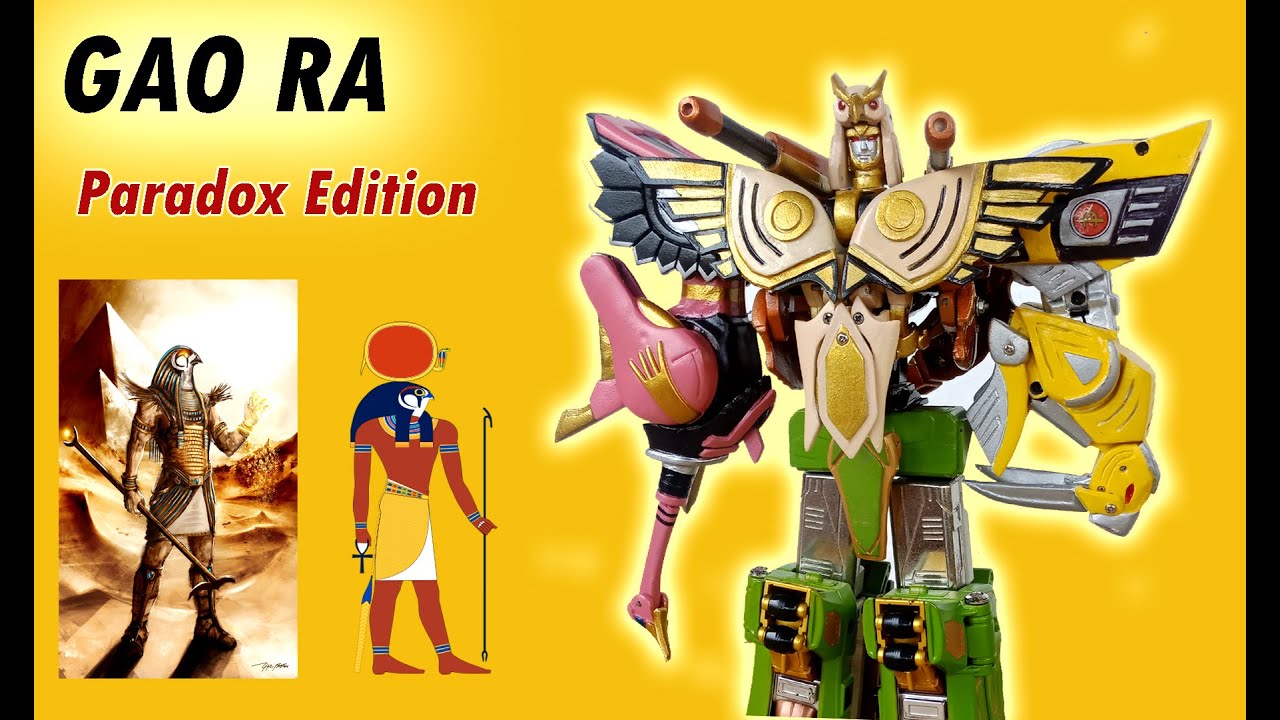 GAO RA ( power rangers wild force , gao rangers megazord ) - YouTube