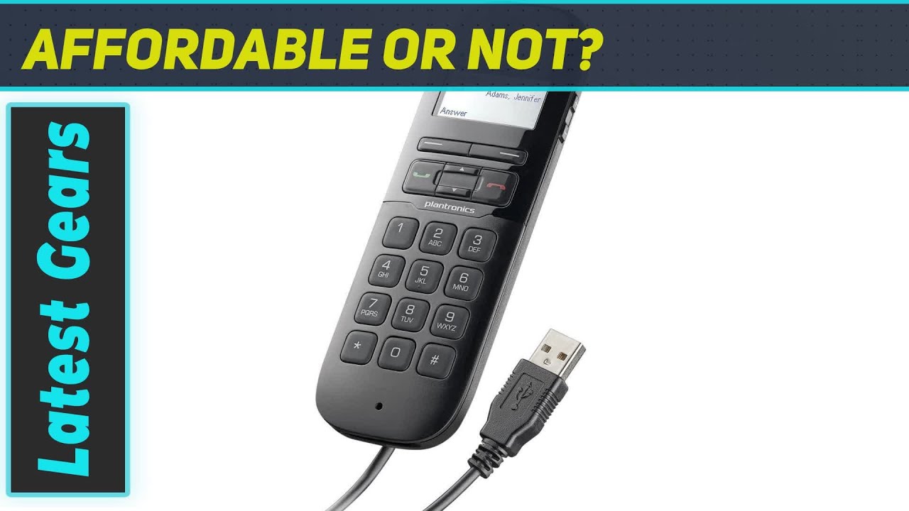 Calisto P240-M IP Handset - Best USB VoIP Phone for Office Use - YouTube