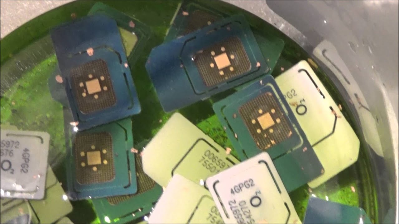 Como extraer ORO de las tarjetas SIM.Episode 2. - YouTube