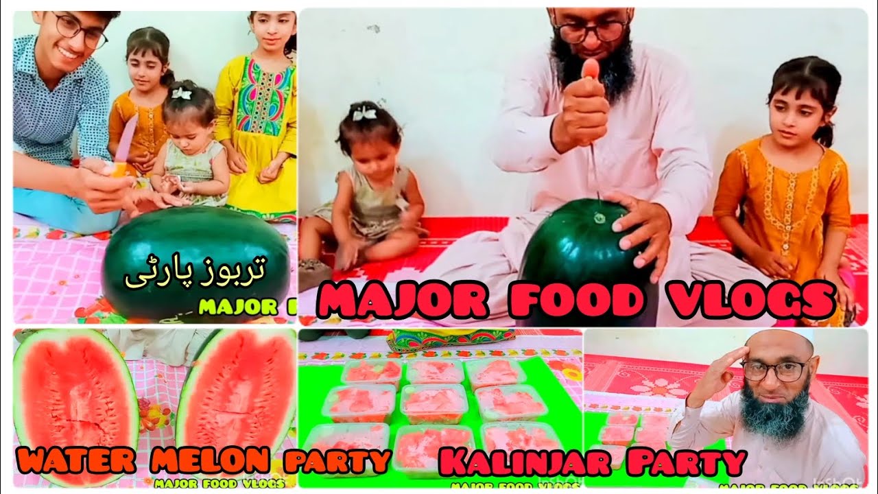 TARBOOZ Party . #pakistan #streetfood #vlogs #food #foodie #vlogger # ...