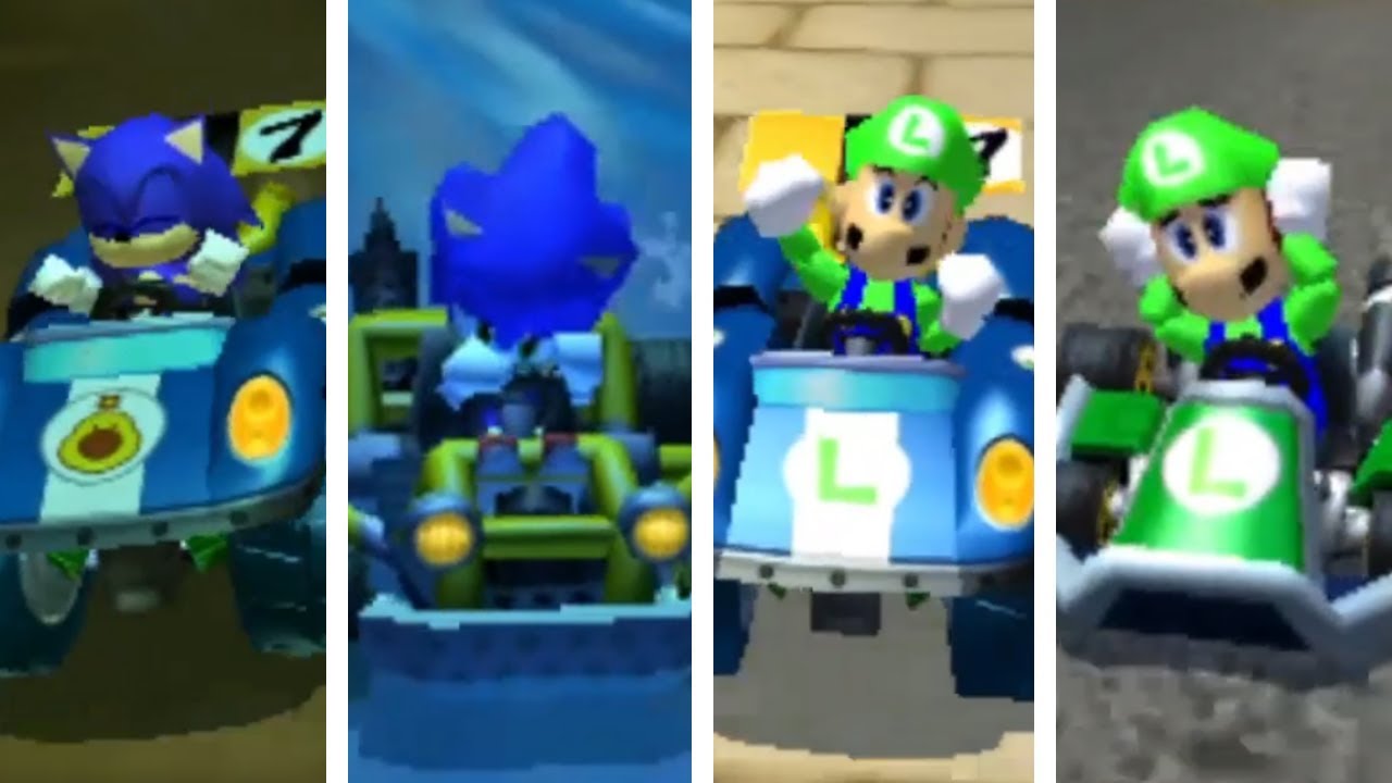 Mario Kart 7 All Custom Characters Winning And Losing Animations Youtube