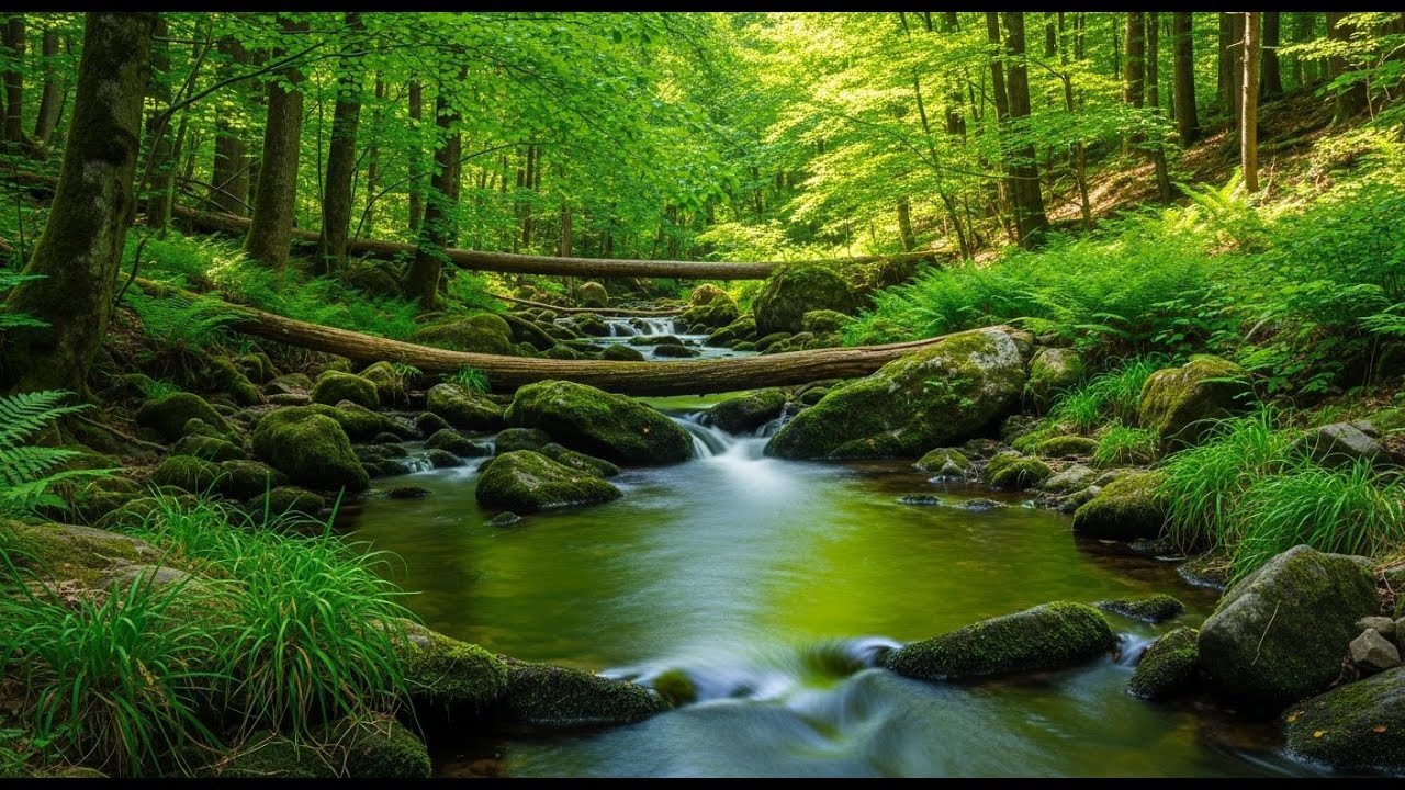 🌿 Relax in the Green Silence – Calming Music with Gentle Sounds for ...