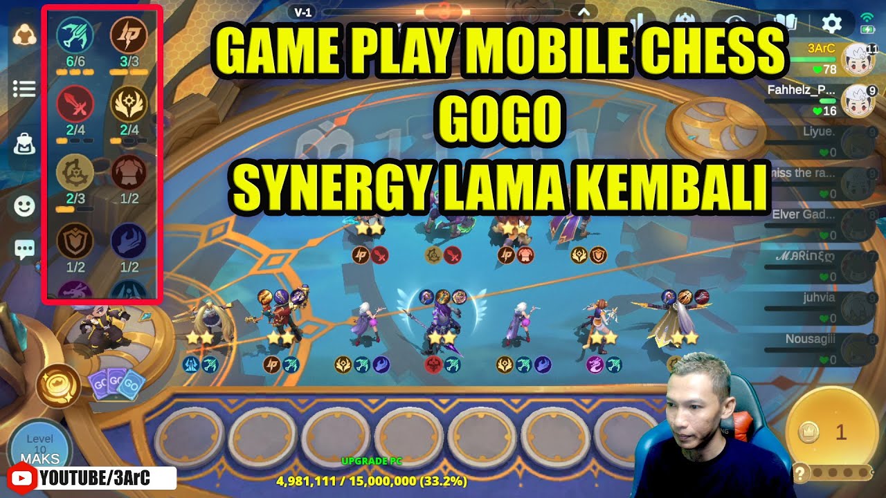 TUTORIAL GAME PLAY MOBILE CHESS GOGO PENGGANTI MAGIC CHESS BANG BANG ...
