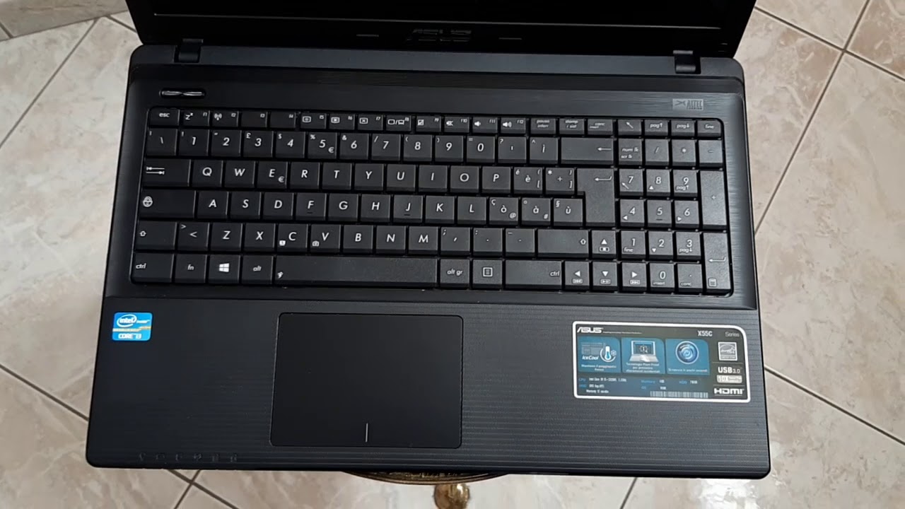 Asus X55C - YouTube