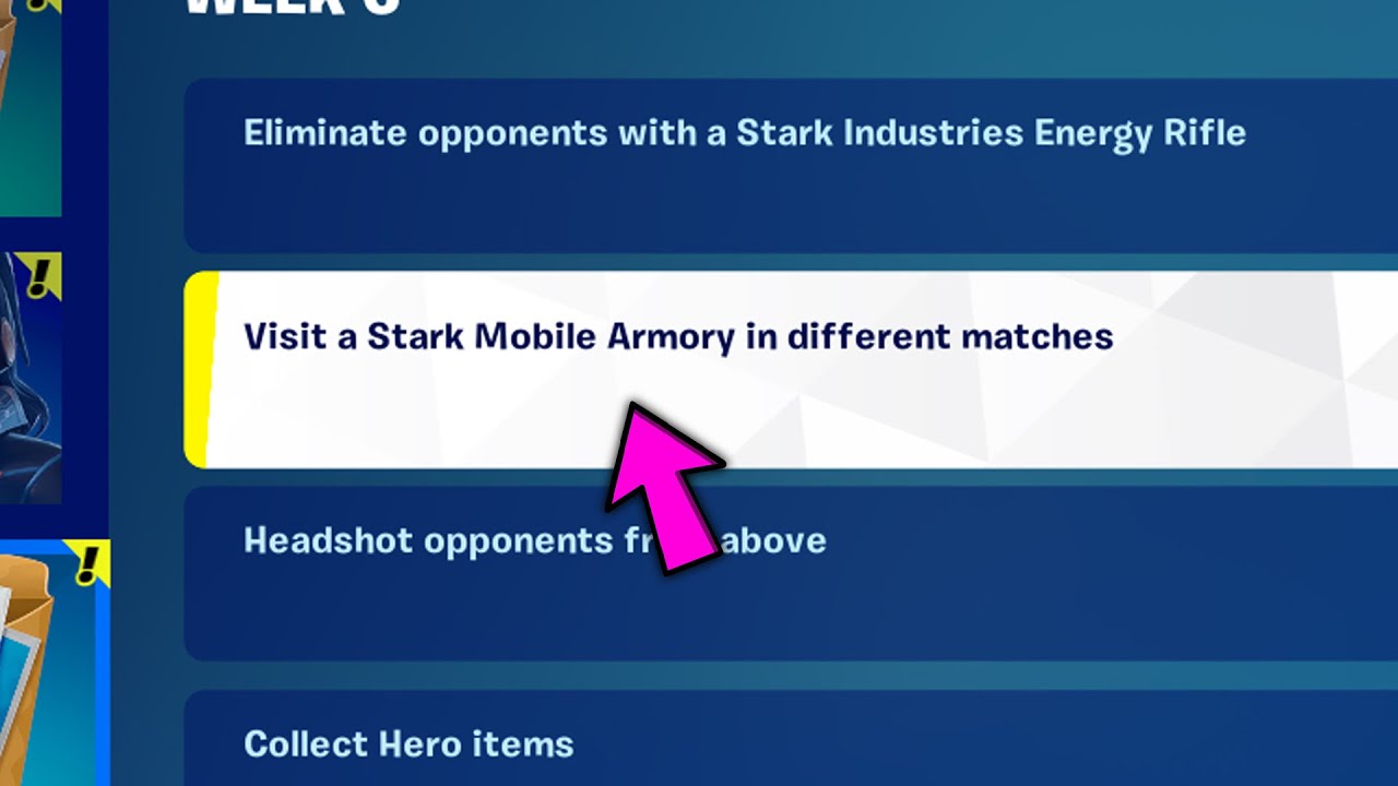Visit a Stark Mobile Armory in different matches - YouTube