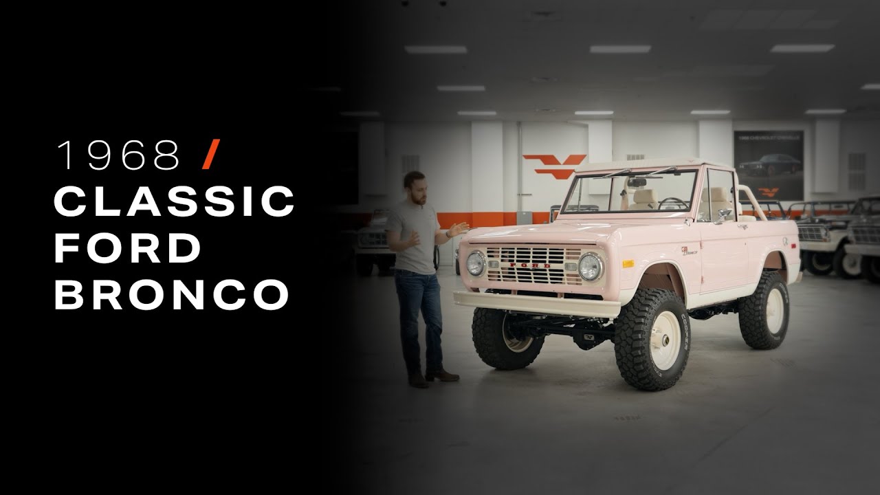 Classic Ford Bronco For Sale | Custom Pink Velocity Ranger Package 1968 ...