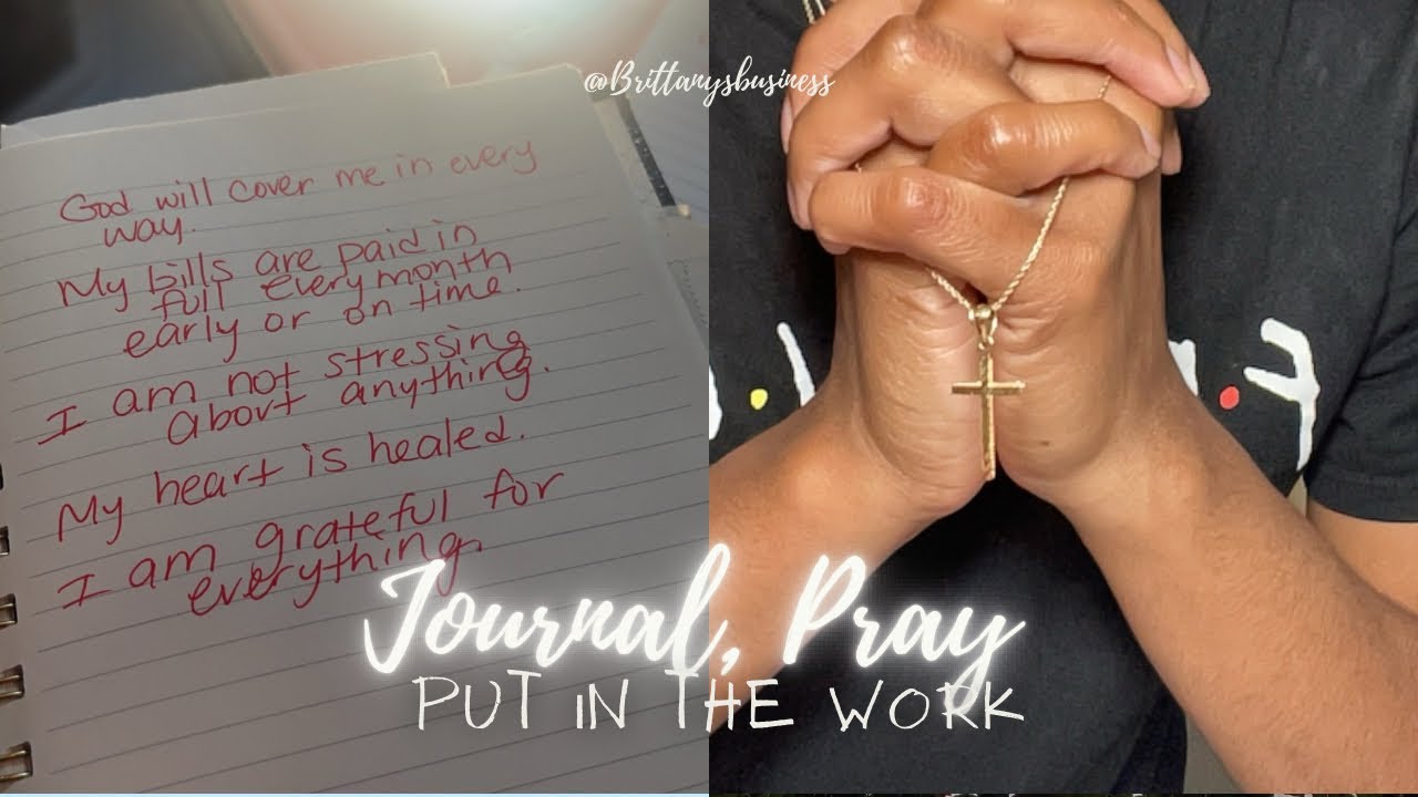 Prayer without work is pointless-Journal, Pray and put in the work ...